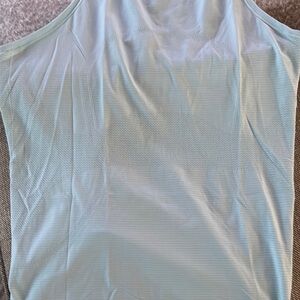 lululemon athletica | Tops | Lulu Lemon Light Blue Sleeveless Top Mesh ...